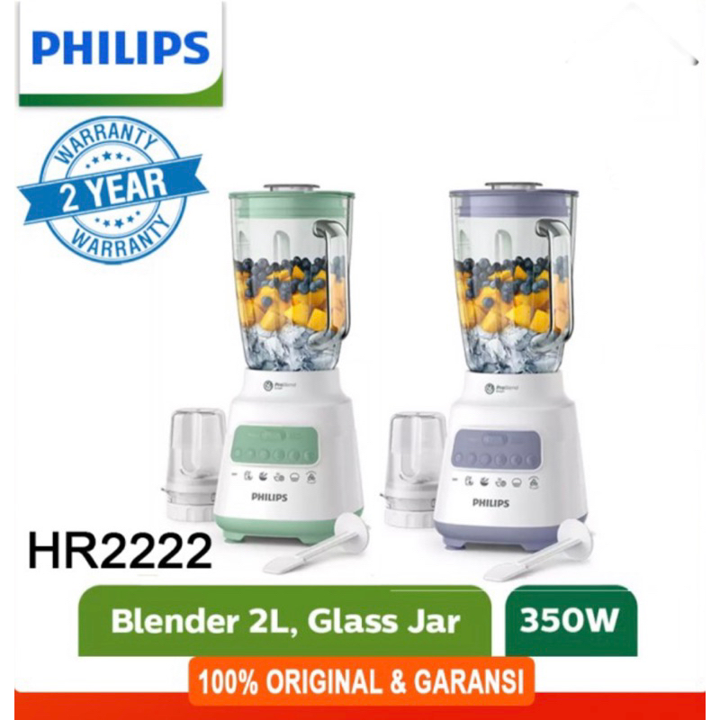 Jual BLENDER PHILIPS 2 LITER KACA - PHILIPS 2L Blender Glass Jar HR2222 ...
