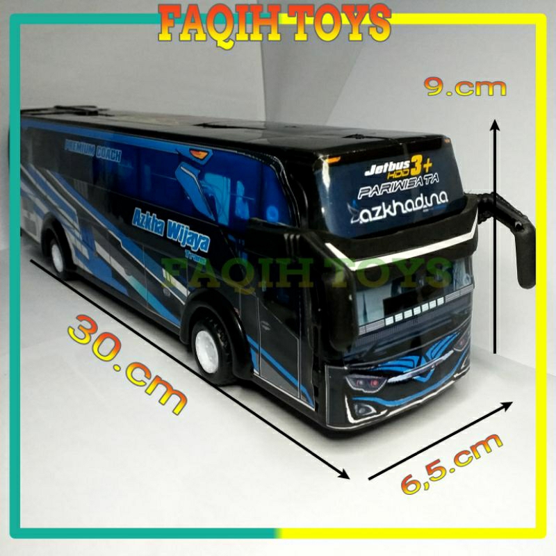 Jual Mainan bus basuri bis telolet Jetbus3 bahan plastik uk 30cm ...