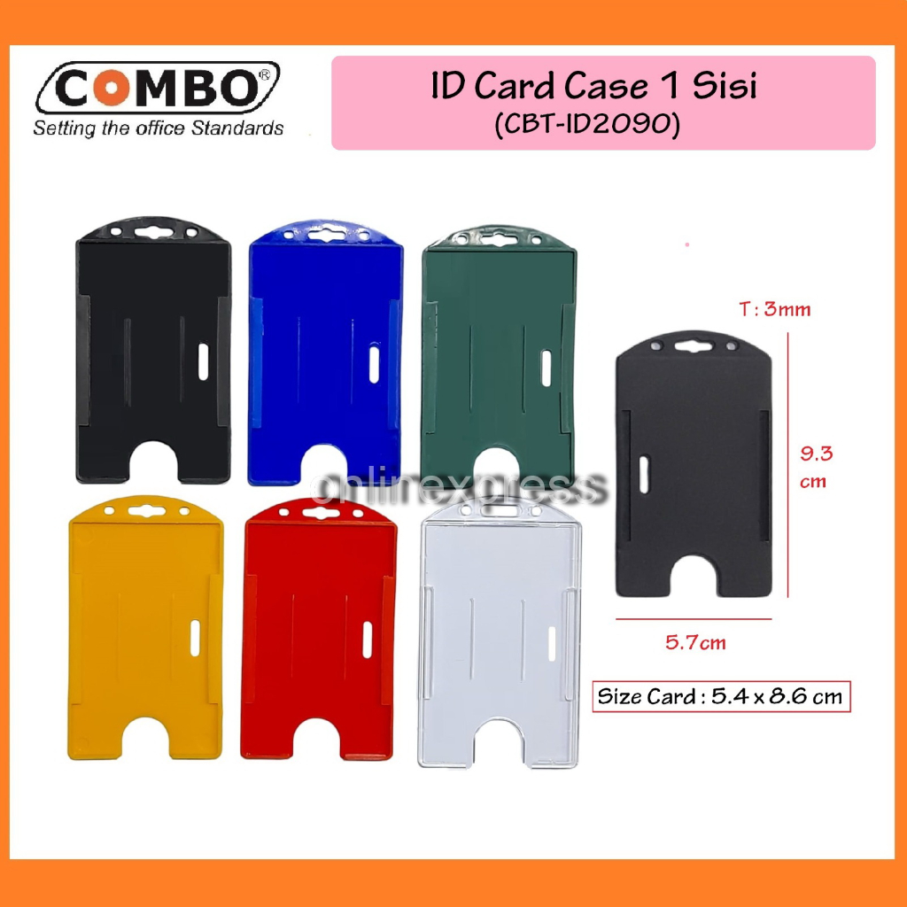 Jual ID Card Holder Plastik / Casing Name Tag / ID 2090 | Shopee Indonesia