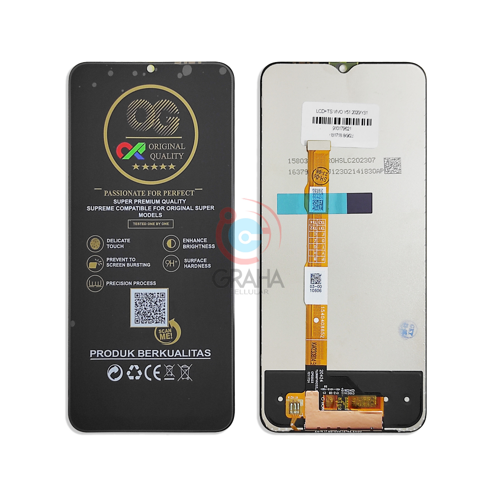 Jual LCD VIVO Y51 2020 / Y31 2020 / Y31S / Y51S / Y52S OG ORI SUPER ...