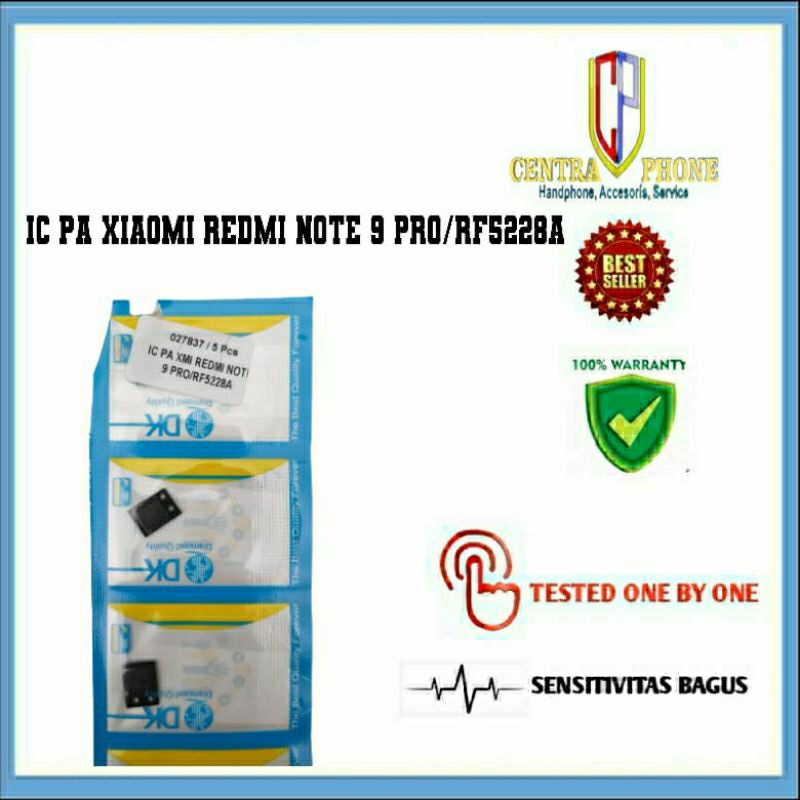 Jual IC PA XIAOMI REDMI NOTE 9 PRO RF5228A NEW TESTED | Shopee Indonesia