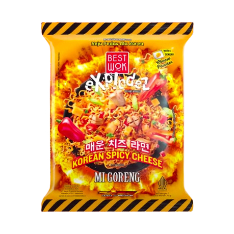 Jual Mie Goreng BestWok Explodez Korean Spicy Cheese | Shopee Indonesia