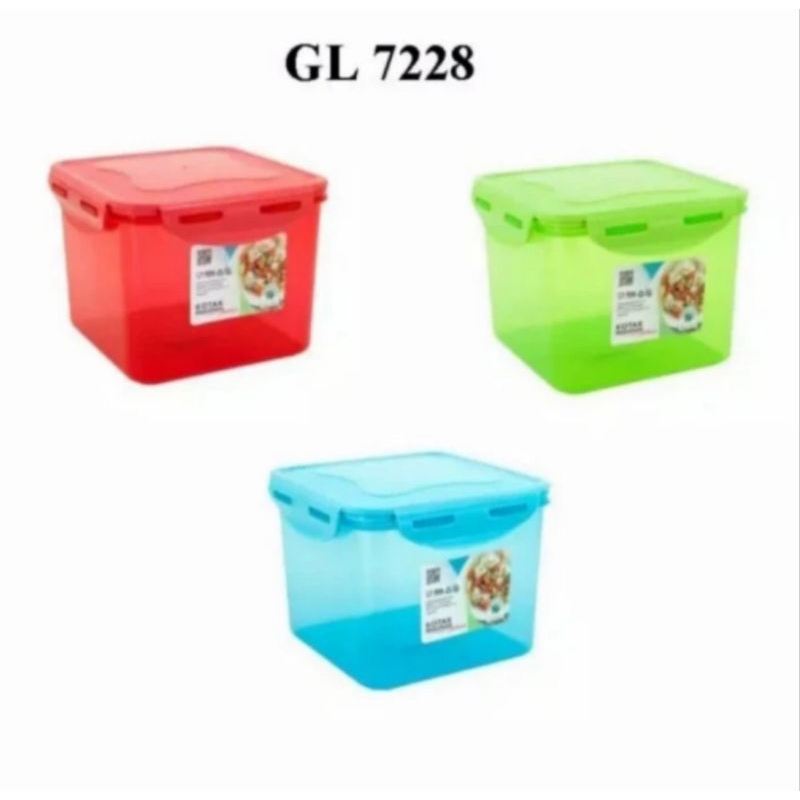 Jual Kotak Makan Lock 4 Greenleaf 1.8 liter / Lunch Box / Bekal 7228 ...
