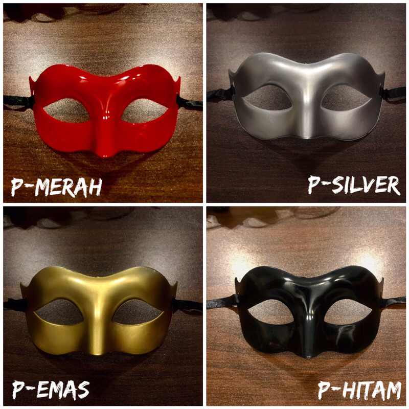 Jual Topeng Pesta Murah Masquerade Mask Party Pria Unisex Anak Cosplay ...