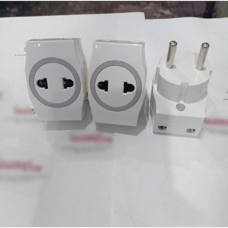 Jual Steker T Multi Plug Combination Type T Visalux / Tusuk Kontak Kombinasi Tipe T DUTRON ...