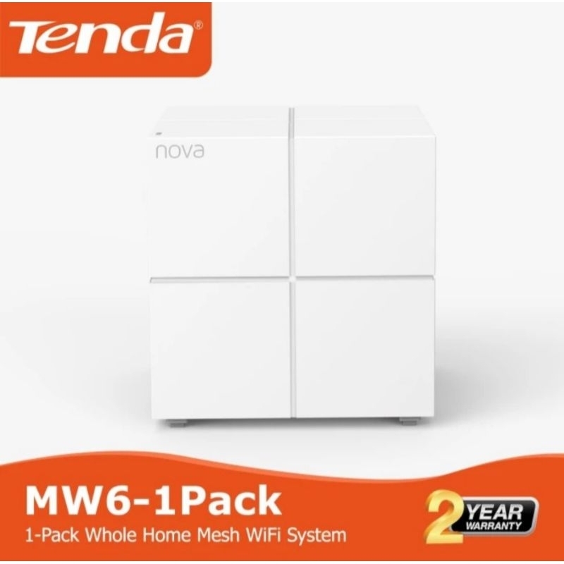 Jual Tenda Nova MW6 AC1200 1Pack Wireless Router whole home mesh ...