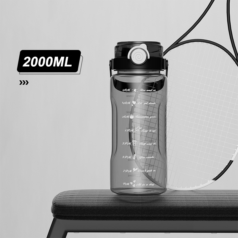 Jual Botol Minum 1500ml & 2000ml Botol Transparan Botol Olahraga Botol ...