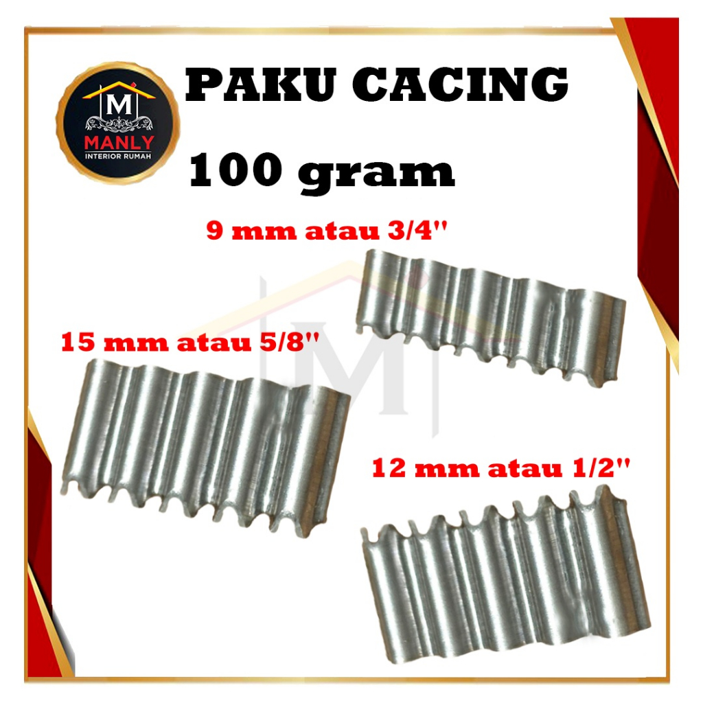 Jual PAKU CACING / Paku Penyambung Triplek Kayu Nail (ISI 100 GRAM ...