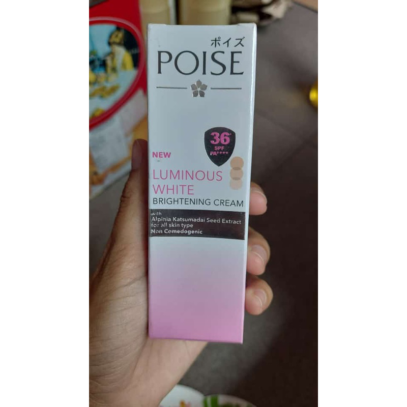 Jual poise luminous white brightening cream spf36pa 20g | Shopee Indonesia
