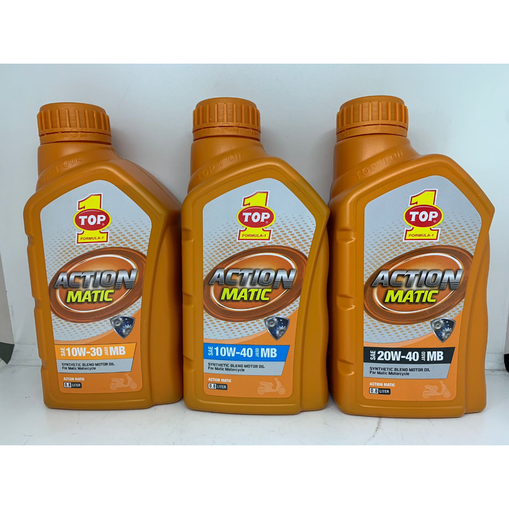 Jual Top1 Action Matic Sae 10w/30 , Sae 10w/40 , Sae 20w/40 800ML | Shopee Indonesia