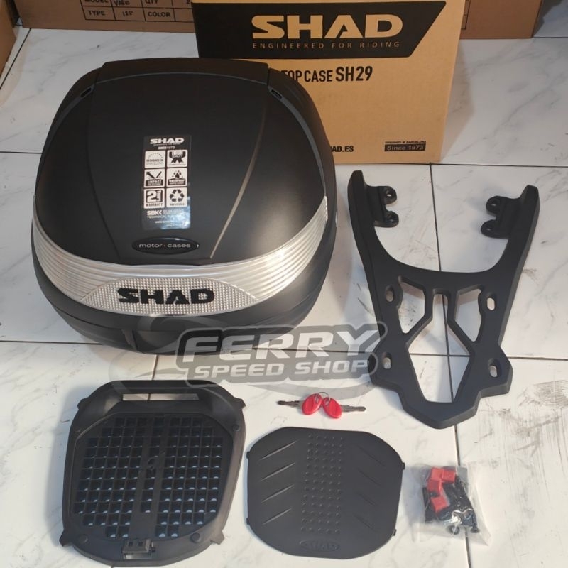 Jual Paketan Box shad sh29 plus Bracket Breket box Verza cb150 verza / Top box shad sh 29 plus ...