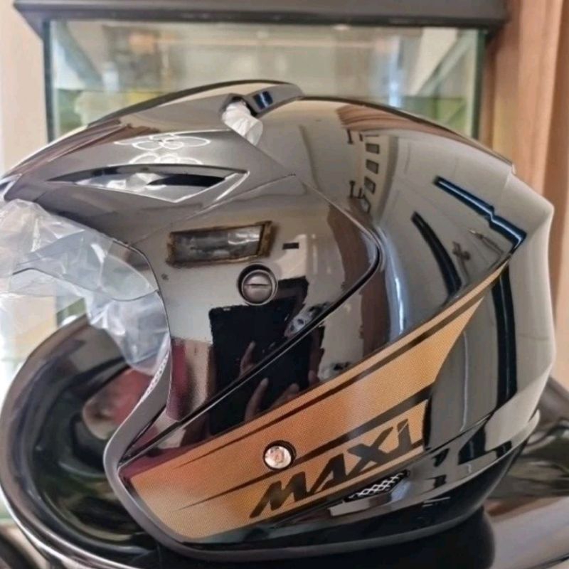 Jual helm yamaha nmax original sni half face | Shopee Indonesia
