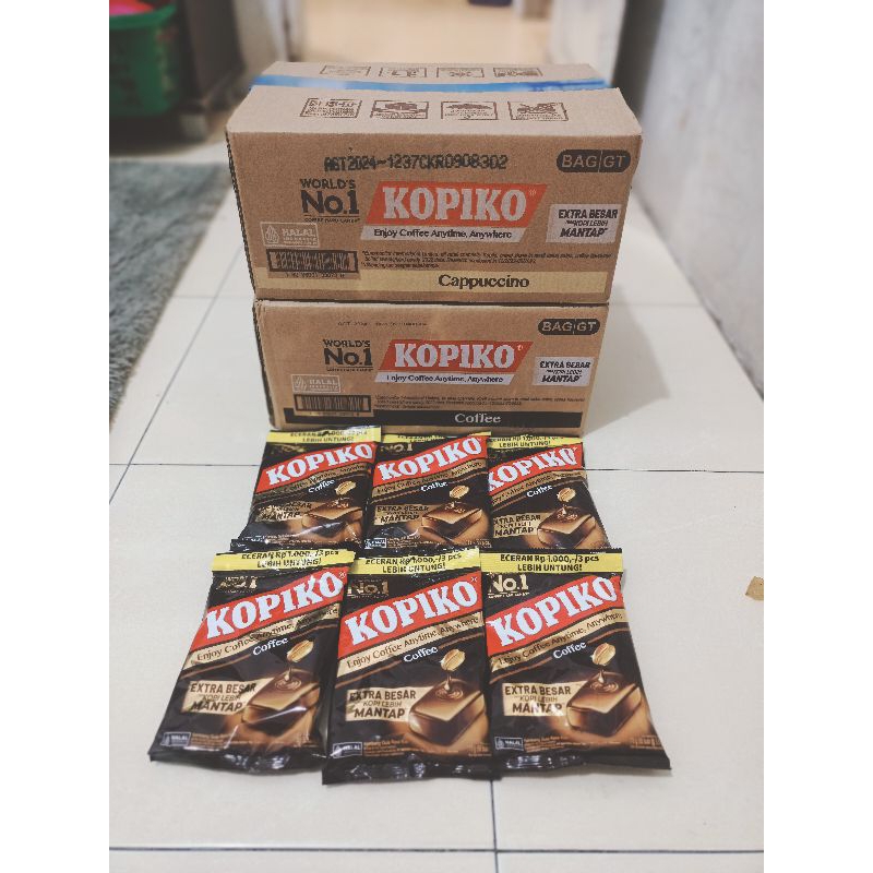 Jual Permen Kopiko Coffee Shot Classic & Cappuccino Candy 1 Bungkus Isi ...