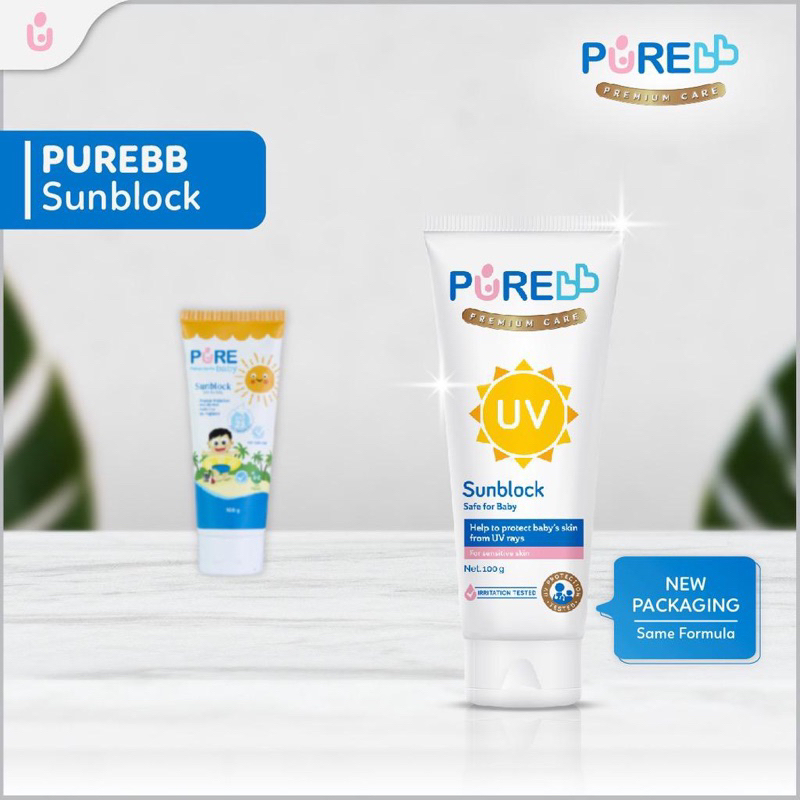 Jual Buy NOW!!! Pure BB Baby Sunblock Bayi dan Anak-Anak SPF 25 100gr ...
