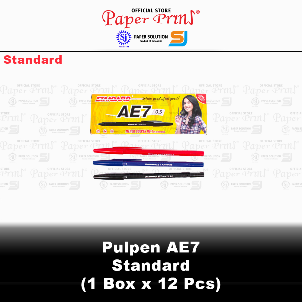 Jual Pulpen Ballpoint Ballpen AE7 Standard | Shopee Indonesia