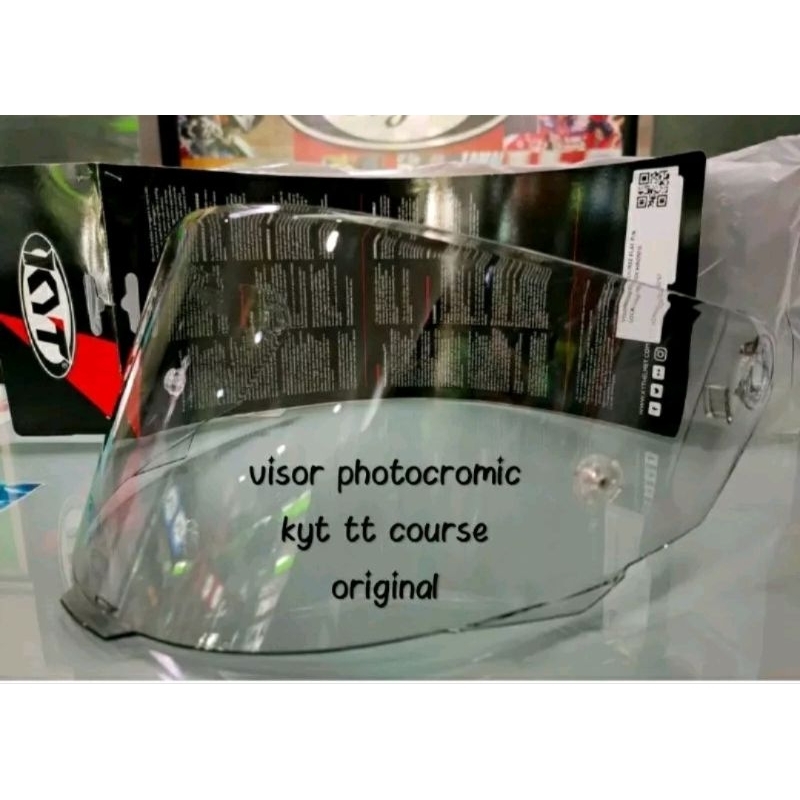 Jual VISOR KYT TT COURSE FHOTOCROMIC ORIGINAL | Shopee Indonesia