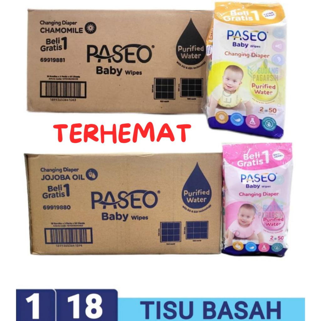 Jual PASEO TISU BASAH KARTON ISI 18 MITU TISU BASAH ISI 24 | Shopee ...
