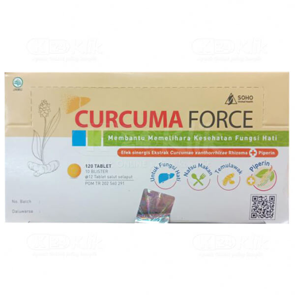 Jual CURCUMA FORCE FC TABLET (Per Strip isi 12 Tablet) | Shopee Indonesia