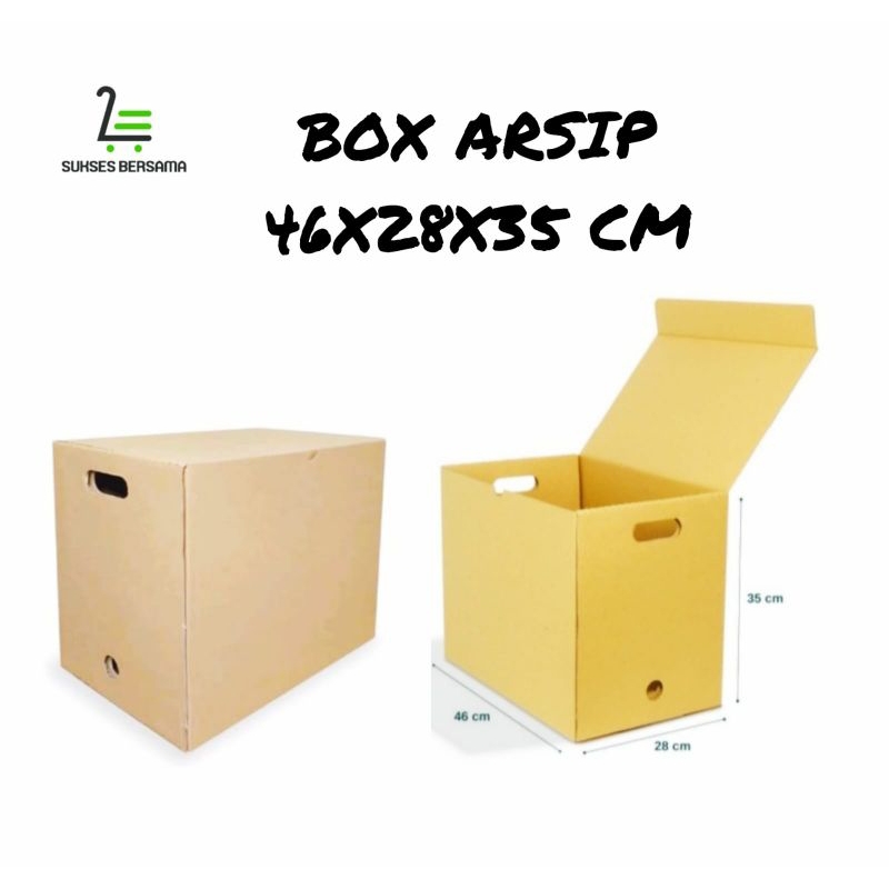 Jual Box Arsip 46x28x35cm bpjs/Kardus/Arsip/Box File | Shopee Indonesia