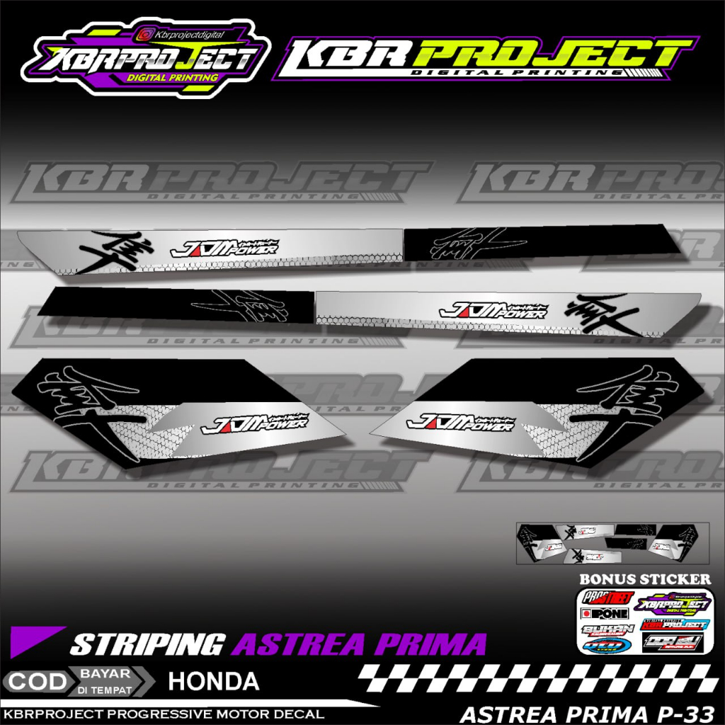Jual ASTREA PRIMA STIKER STRIPING PREMIUN MOTOR KEREN LIS VARIASI ...