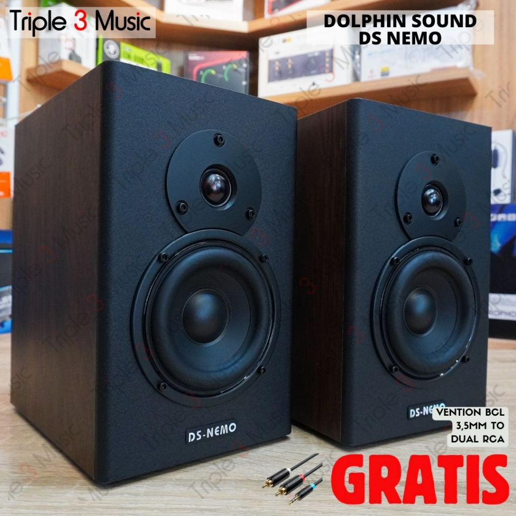 Jual Dolphin Sound DS NEMO DS-Nemo Speaker Monitor 4 inch pair penerus ...