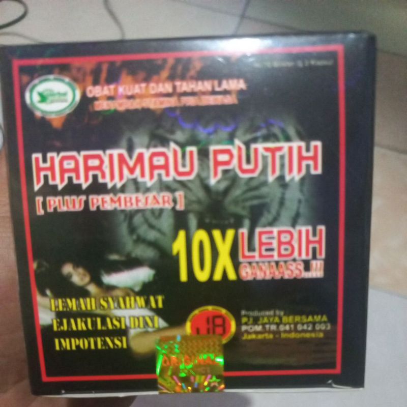 Jual Kapsul Harimau Putih 10 x lebih ganass original | Shopee Indonesia