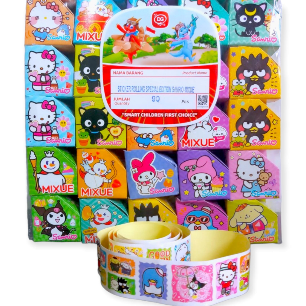 Jual STIKER ROLLING KARAKTER / STIKER MIXUE ROLLING/ STIKER ROLLING ...
