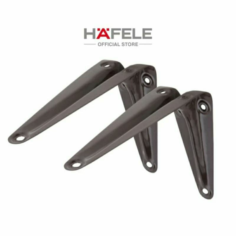 Jual Hafele Shelf Brackets - Ambalan & Rak Siku - Brown / 100 x 125 mm ...