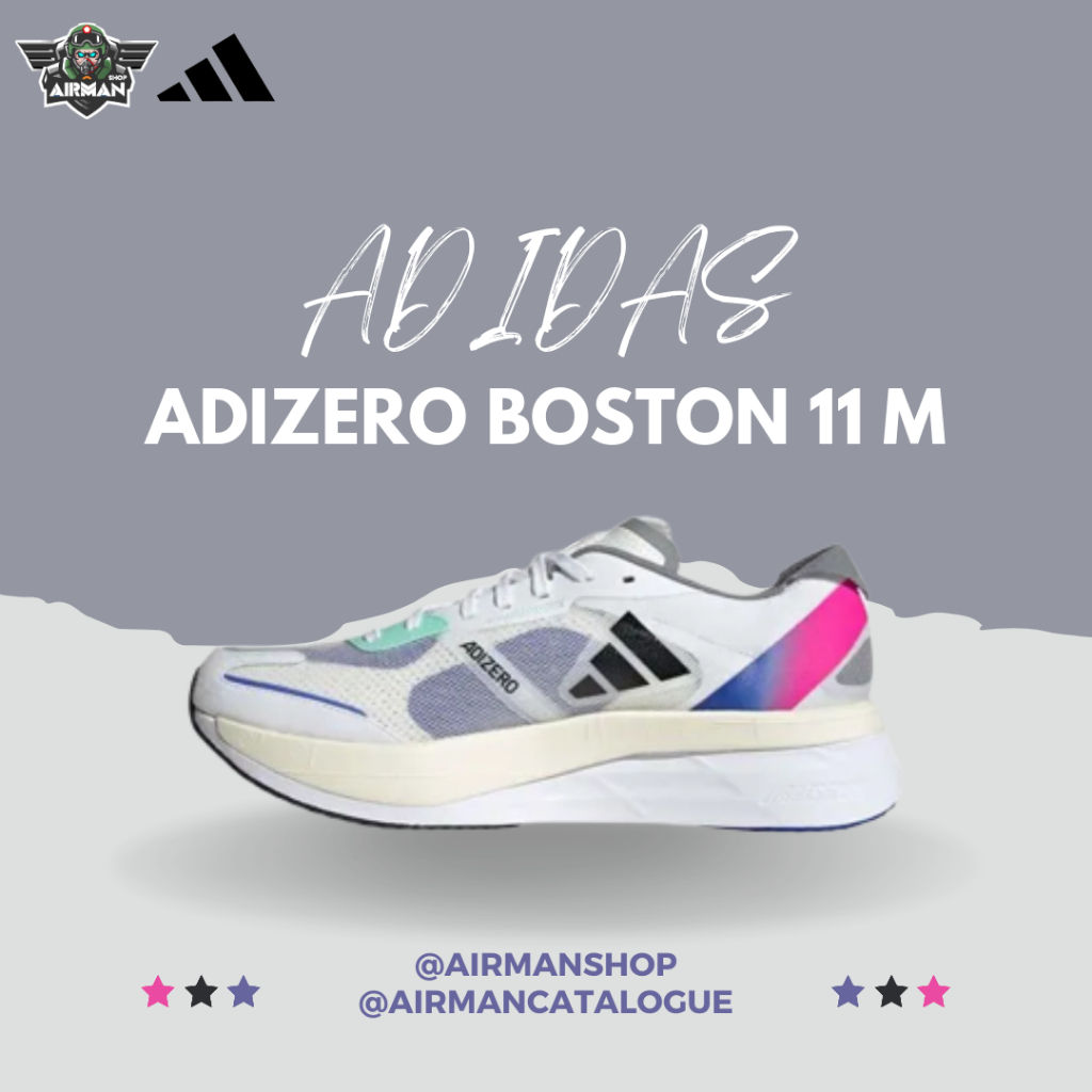 Jual Sepatu Adidas Adizero Boston 11M White | Shopee Indonesia