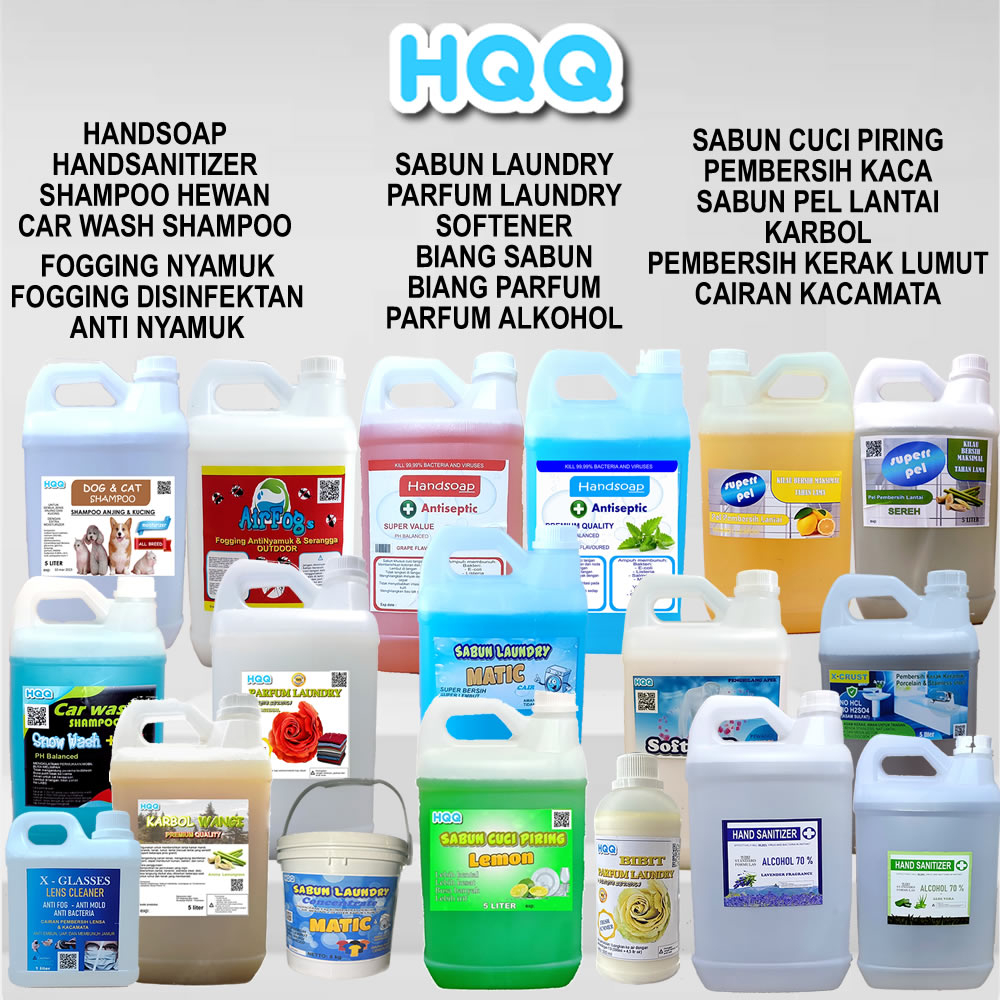 Jual HQQ SABUN DETERJEN LAUNDRY / DETERGENT SABUN LAUNDRY CUCI BAJU 5 liter- KEMENKES, Kental ...