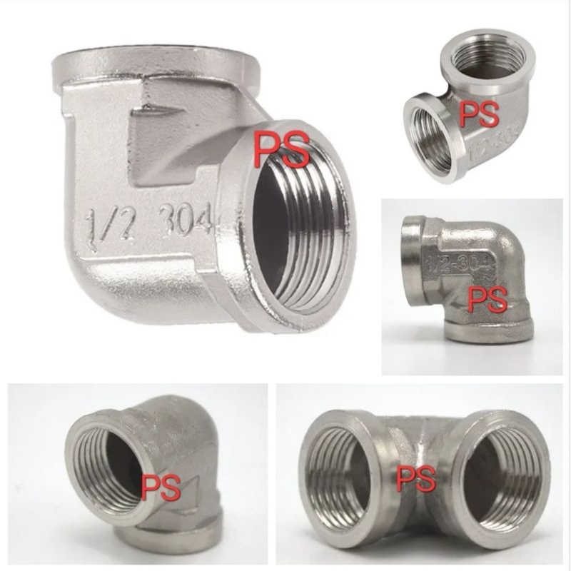 Jual Knee Siku L Drat Dalam 1/2 × 1/2 - Elbow L Keni SUS 304 sock ...