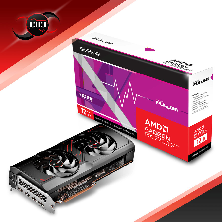 Jual SAPPHIRE PULSE Radeon RX 7700 XT 12GB | Shopee Indonesia