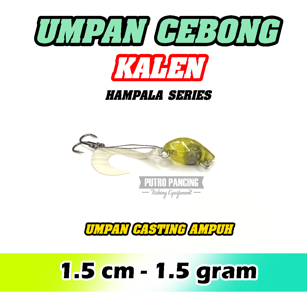 Jual Lure Umpan Cebong Kalen Kecebong Untuk Hampala kecil dan Channa ...