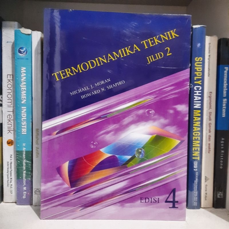 Jual Buku Termodinamika Teknik Edisi 4 By Michael J Moran | Shopee Indonesia
