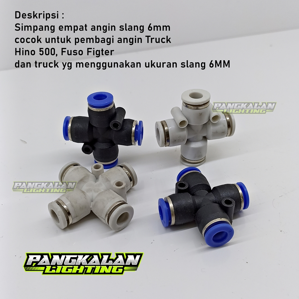 Jual Simpang empat angin atau pembagi angin 6mm Hino500,Lohan,fuso ...