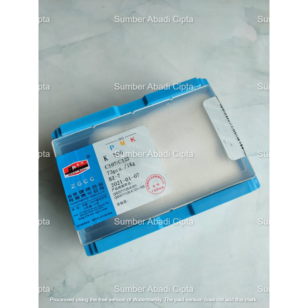 Jual (1PCS) C122 YG6 10MM Mata Intan Widia Widya Pahat Bubut Betel 10 ...