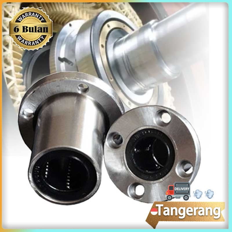 Jual LMF 8UU / LMF8UU Round Flange Linear Bushing Diameter 8mm | Shopee ...