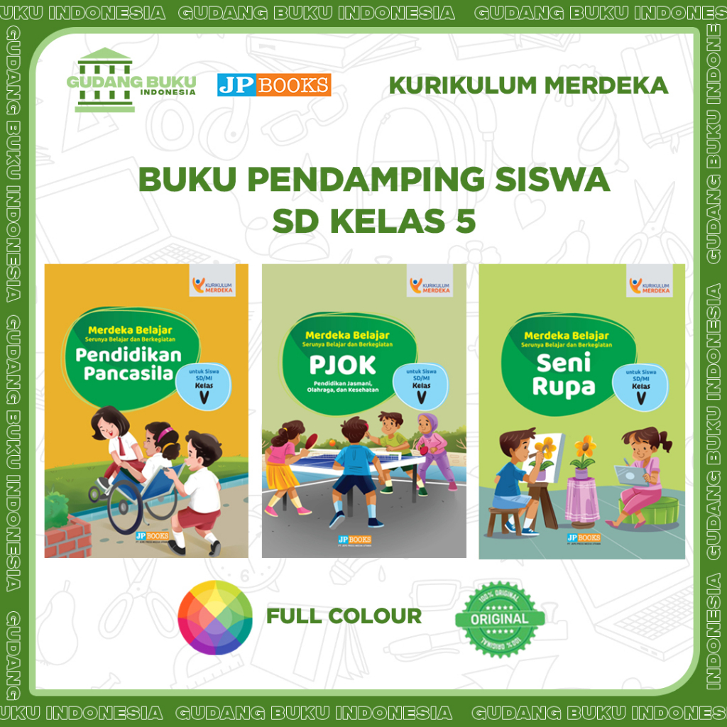 Jual Buku Siswa Pendamping Sekolah JP Books Kurmer SD Kelas 5 - Kurikulum Merdeka (Penerbit JP ...