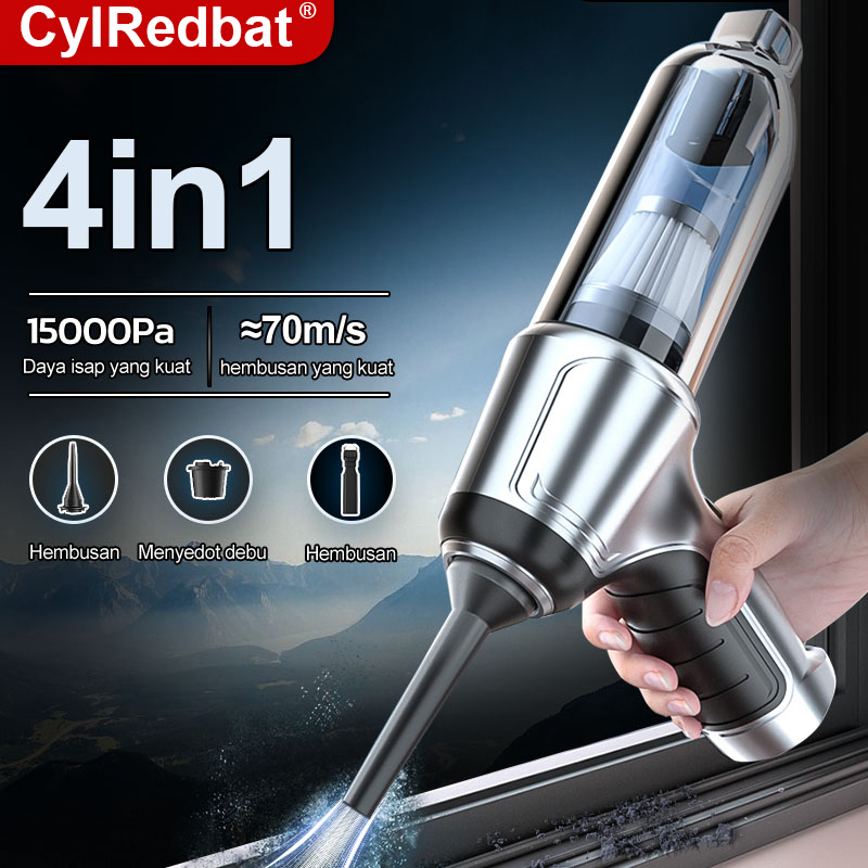 Jual CylRedbat 4in1 blower mini vacum cleaner penyedot debu cordless ...