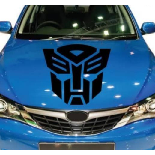 Jual 0106 cutting sticker kap mobil sticker mobil kap depan tranformer ...