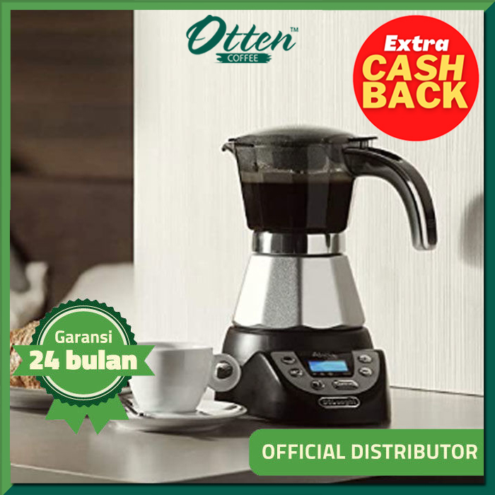 Jual Delonghi - Alicia Plus Moka Pot Coffee Maker EMKP63.B - Mokapot Elektrik | Shopee Indonesia