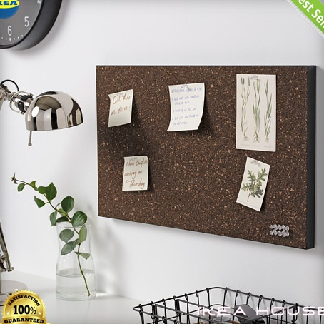 Jual Papan Memo SVENS Papan memo dengan pin, gabus cokelat tua, 35x60 ...