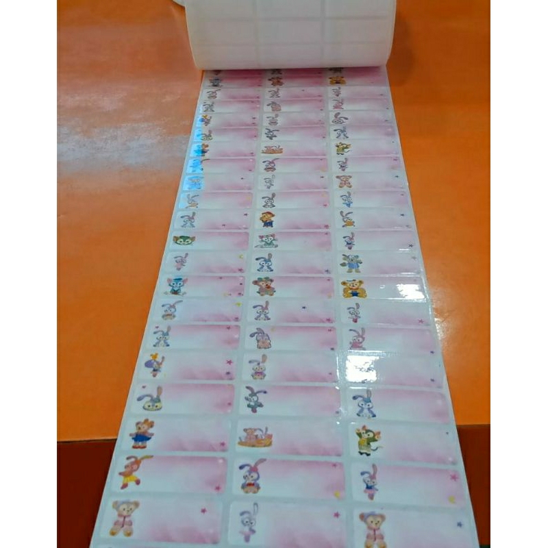 Jual Stiker Label Nama Anti Air Name Sticker Waterproof Stella Lou ...