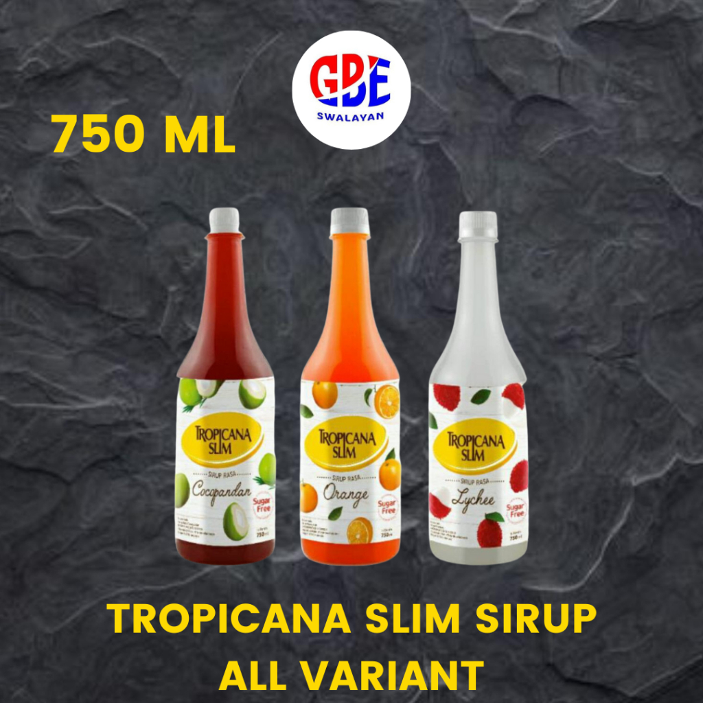 Jual TROPICANA SLIM SIRUP 750 ML ALL VARIANT | Lychee | Orange ...
