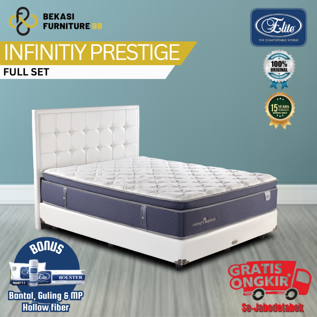 Jual FULL SET Kasur Elite Springbed Infinity Prestige New Edition ...