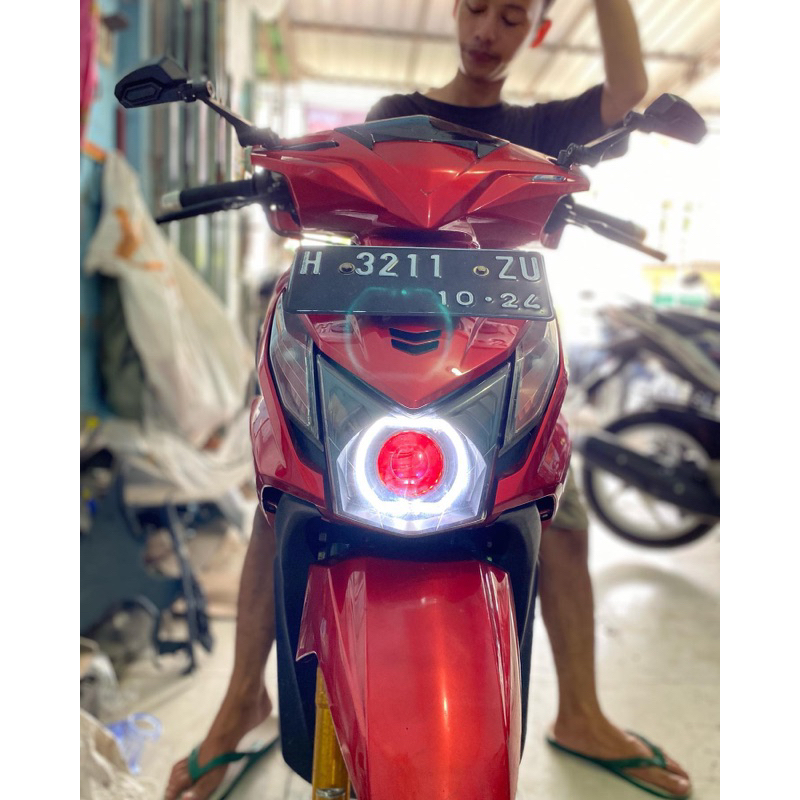 Jual Projector biled aes turbo se & wst 2,5inch custom beat fi starter kasar dan halus 2013 ...