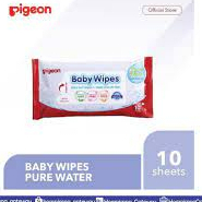 Jual Pigeon Tissue Basah Bayi Pure Water 10 / 30 sheets | Shopee Indonesia