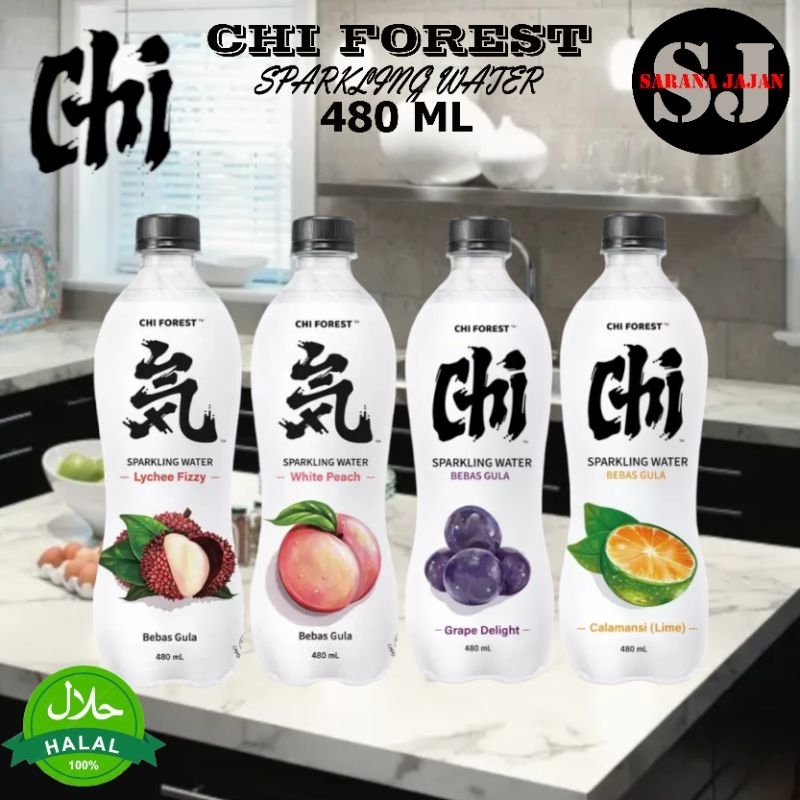 Jual Chi Forest Sparkling Water-Minuman Soda Bebas Gula 480 ml. ORIGINAL 100% | Shopee Indonesia
