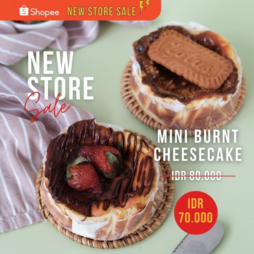 Jual MINI BURNT CHEESECAKE - Birthday Cake / Kue Keju / Hampers ...