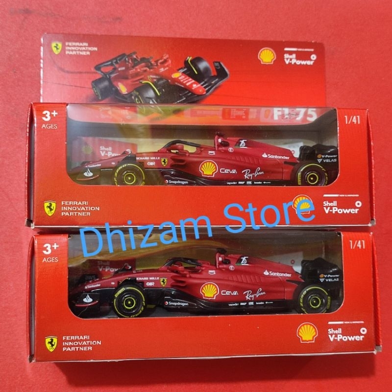 Jual (SALE) Ferrari F1-75 Diecast Shell Burago | Shopee Indonesia